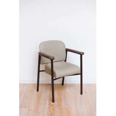 スポッとチェア(スチール仕様) (2)ロジーヌベージュ[023M11-2] | お礼品詳細 | ふるさと納税なら「さとふる」