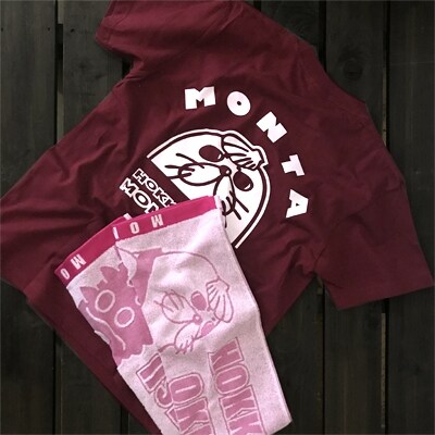 ゆるキャラ紋太グッズ(Tシャツ[バーガンディーXL]、タオル[ピンク]) | お礼品詳細 | ふるさと納税なら「さとふる」