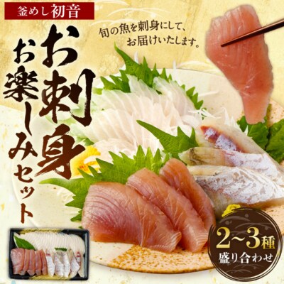 お刺身セット 2～3種盛り合わせお楽しみ(2～3人前) 魚介類 刺し身 さしみ | お礼品詳細 | ふるさと納税なら「さとふる」