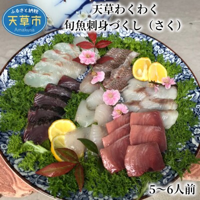 天草わくわく旬魚刺身づくし(さく)5～6人前_S059-014 | お礼品詳細 | ふるさと納税なら「さとふる」