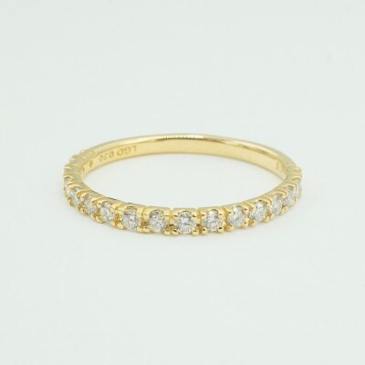 K18YG 0.30ct 14号 6分エタニティリング ラボグロウンダイヤモンド LD0063B | お礼品詳細 | ふるさと納税なら「さとふる」