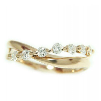 K18ピンクゴールド高級ダイヤモンドリング 12号【RD-3387】 | お礼品詳細 | ふるさと納税なら「さとふる」