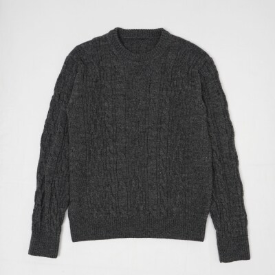 【ユニセックス】ミドルゲージケーブルセーター(グレー/M) 044-H01-グレーM | お礼品詳細 | ふるさと納税なら「さとふる」