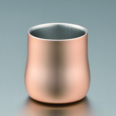 18-8ステンレス二重構造エレガンスフリーカップ シャンパンゴールド | 新潟県燕市 | ふるさと納税サイト「さとふる」