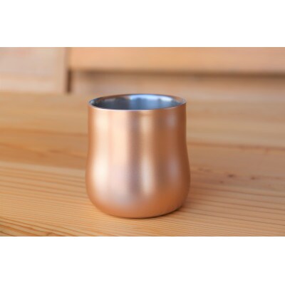 18-8ステンレス二重構造エレガンスフリーカップ シャンパンゴールド | 新潟県燕市 | ふるさと納税サイト「さとふる」