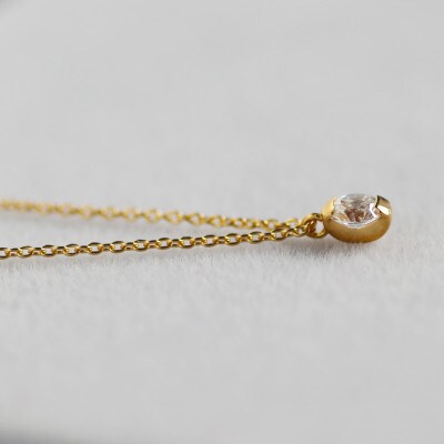 サステナブルなジュエリーを ラボグロウンダイヤモンド K18 ネックレス 0.2ct 挟みこみ | お礼品詳細 | ふるさと納税なら「さとふる」