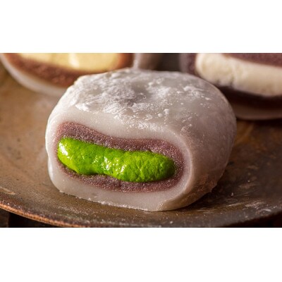 雅正庵byおやいづ製茶のお茶屋の生クリーム大福「鞠福」濃い抹茶10個入 (静岡抹茶使用) | お礼品詳細 | ふるさと納税なら「さとふる」