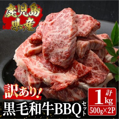 訳あり 鹿児島県産 黒毛和牛 焼肉用 BBQセット 1,000g(500g×2P)2617 | 鹿児島県鹿屋市 | ふるさと納税サイト「さとふる」